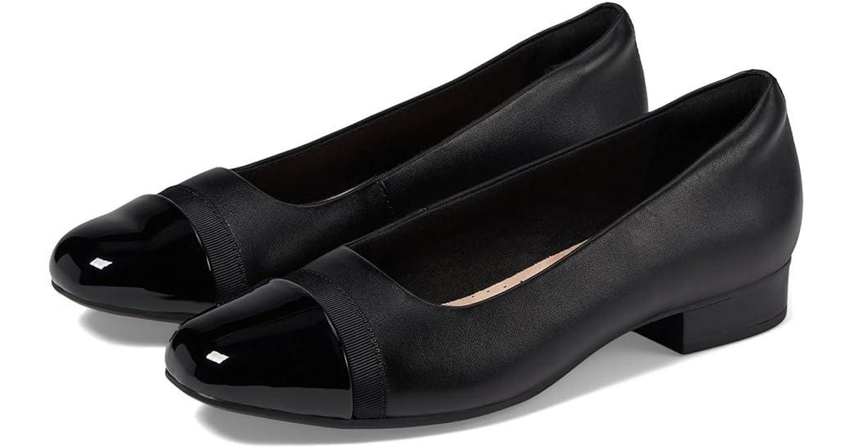 Clarks Juliet Monte Shoes Leather/Synthetic 5 B in Black | Lyst