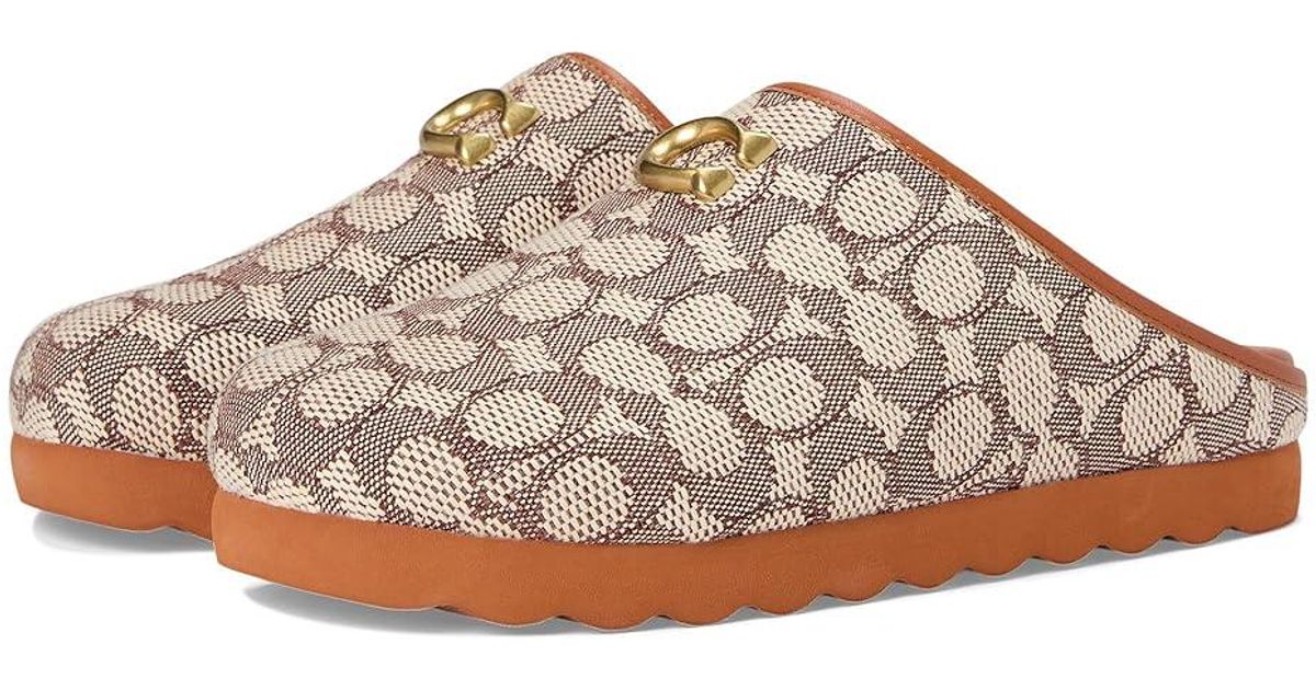 COACH Hadley Slipper (Cocoa/Burnished Amber) Shoes in Gray | Lyst