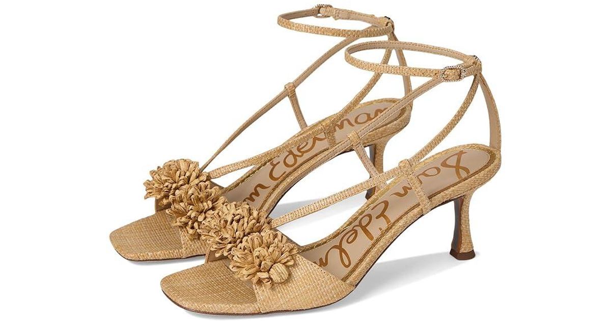 Sam Edelman Phoebe Sandals, Rubber in Black | Lyst