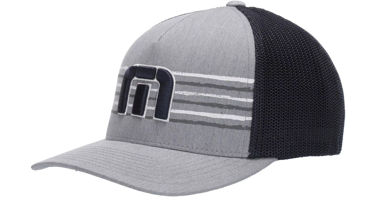 Travis Mathew Fashow Trucker Hat in Heather Grey (Gray) for Men - Lyst