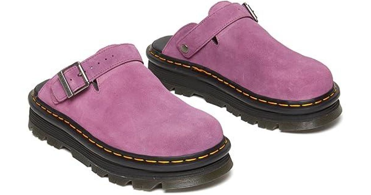Dr. Martens Zeb Zag Mule Shoes Uk 10 (Us 11 in Purple | Lyst