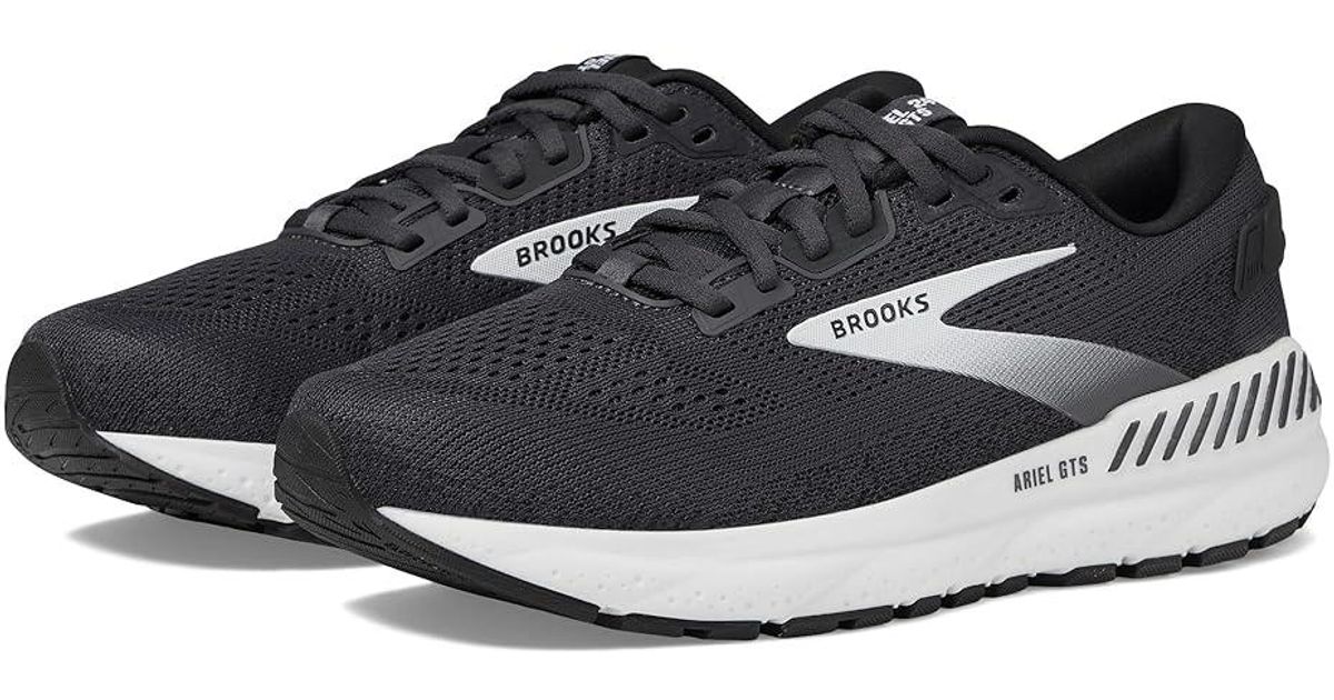 Brooks Ariel Gts 24 (Ebony//) Running Shoes in Black | Lyst