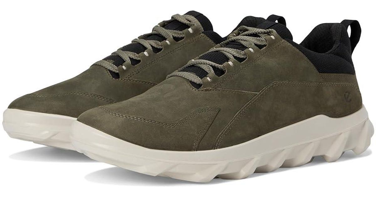 Ecco Mx Low 2.0 Sneakers (Tarmac Oil Nubuck) Shoes in Black for Men | Lyst