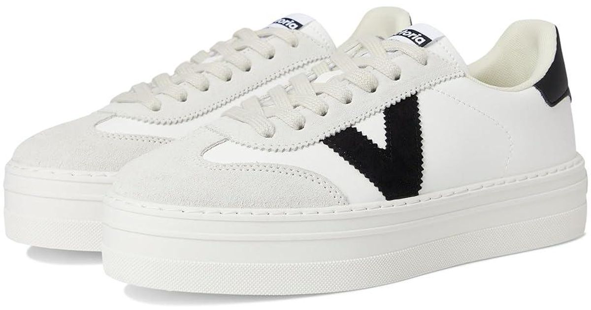 Victoria Barcelona Ciclista Athletic Shoes, Synthetic in White | Lyst