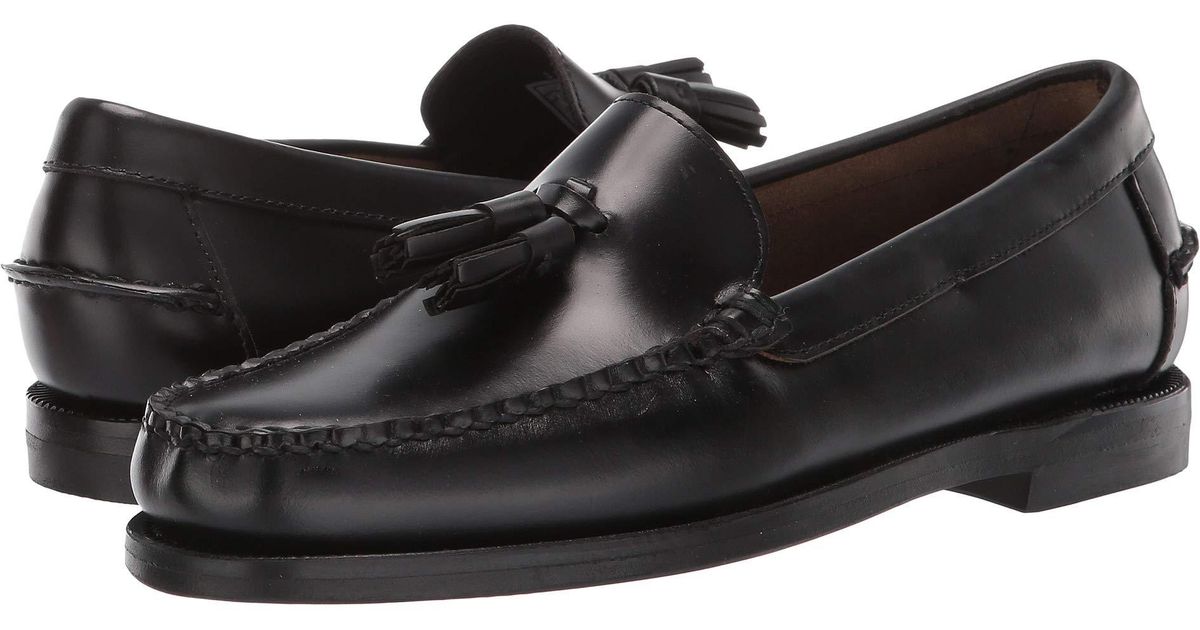 Sebago Leather Classic Will in Black - Lyst