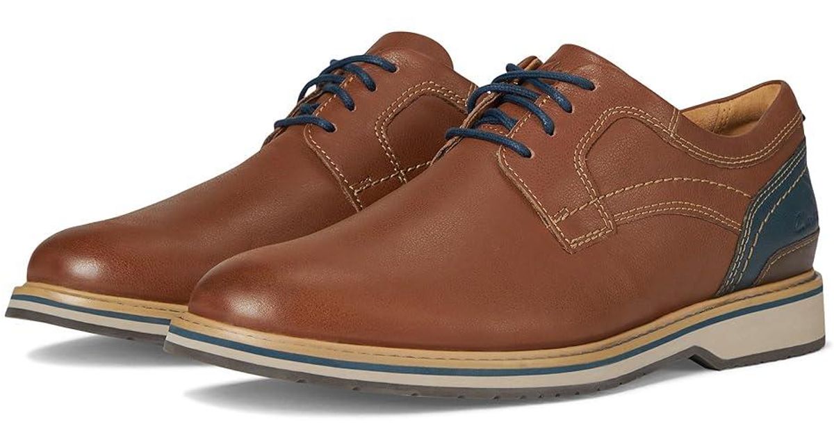 Clarks Monahan Plain ( Leather) Lace-Up Boots in Brown for Men | Lyst