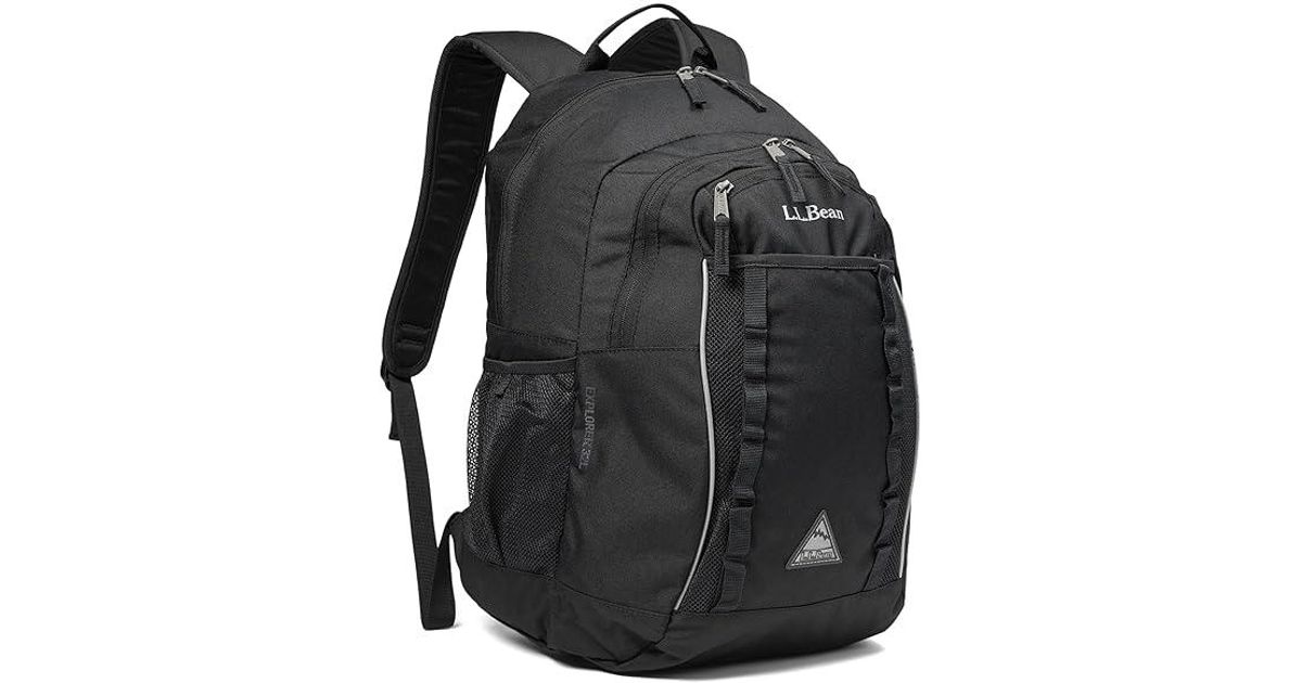 L.L. Bean Bean'S Explorer Backpack 32 Liters (Midnight) Bags in Black ...