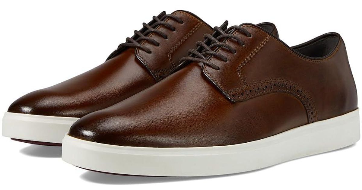 Johnston & Murphy Brody Plain Toe Shoes 8 M (D) Leather in Brown for ...