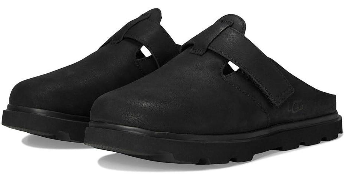 UGG Solano Clog Lace-Up Boots 7 D in Black for Men | Lyst
