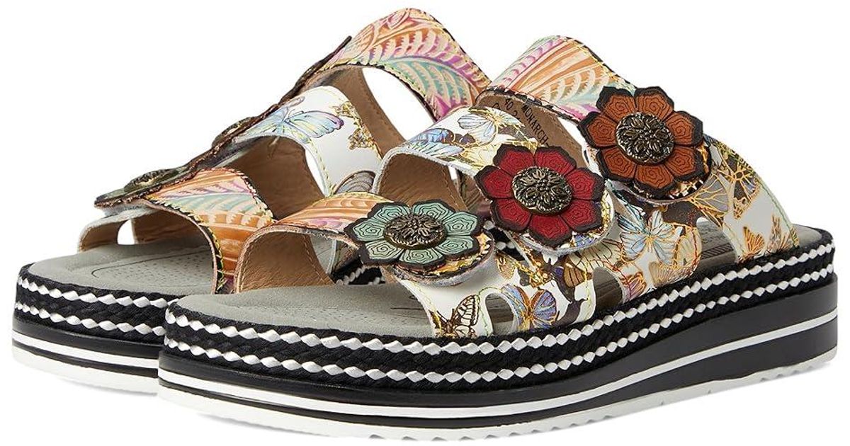 Spring Step Naomi-Monarch Wedge Shoes, Leather in Black | Lyst