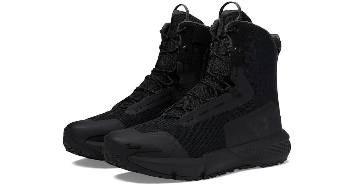 Under Armour Charged Valsetz Zip Work Boots//Jet 10 D in Black for Men ...