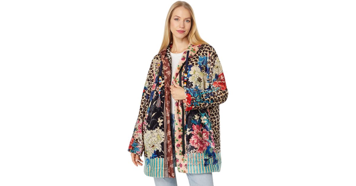 Johnny Was Ontari Sherpa Jacket in Blue | Lyst