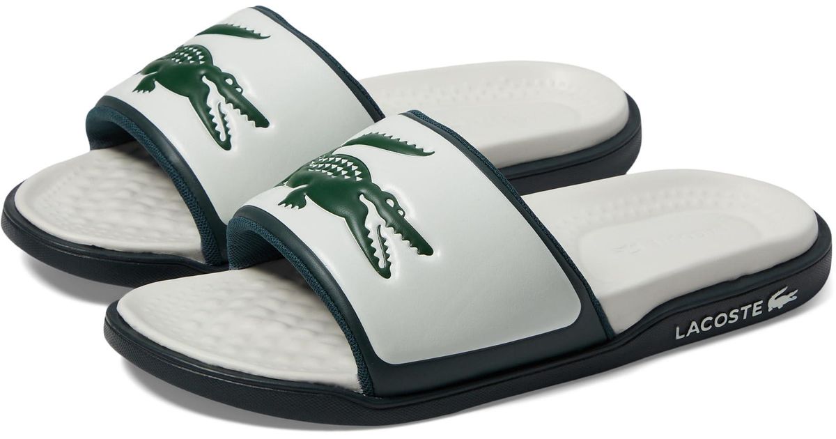 Lacoste Serve Slide Dual 1241cma in Gray for Men | Lyst