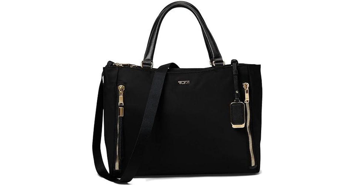 Tumi Voyageur Valetta Medium Tote (/) Handbags in Black | Lyst