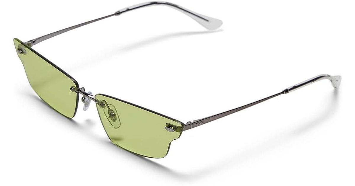 Ray-Ban 0Rb3731 Anh (Gunmetal) Polarized Fashion Sunglasses in White ...