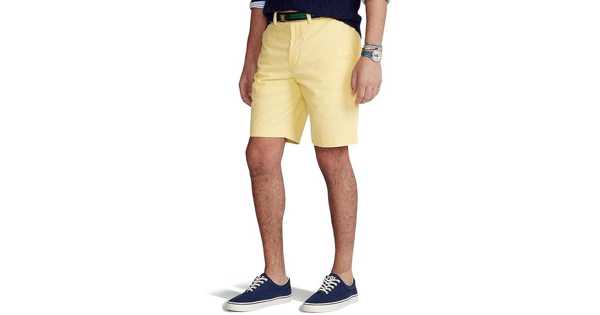 Polo Ralph Lauren Classic Fit Stretch Chino Short Shorts, Cotton/Twill/Elastane in Black for Men ...