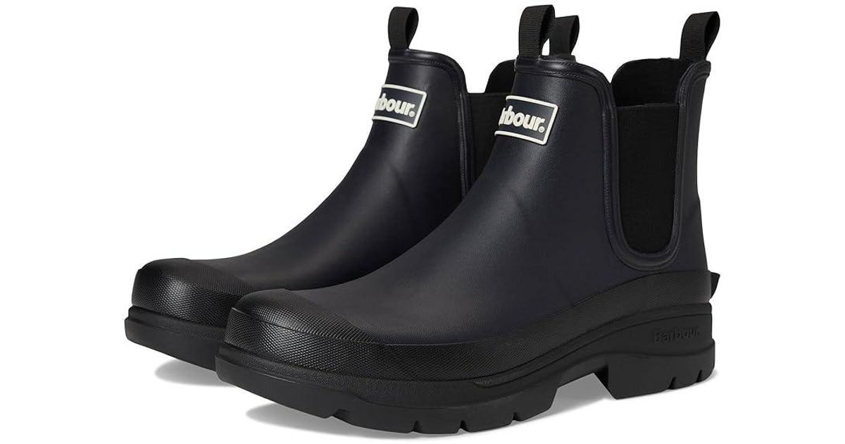 Barbour Nimbus Chelsea Welly Rain Boots, Rubber in Black for Men | Lyst