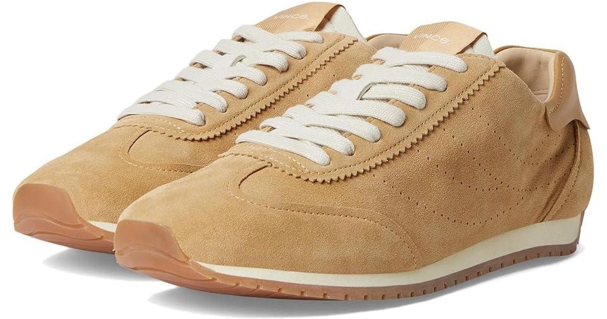 Vince Oasis Runner Ii Lace-Up Shoes Shoes in Metallic | Lyst