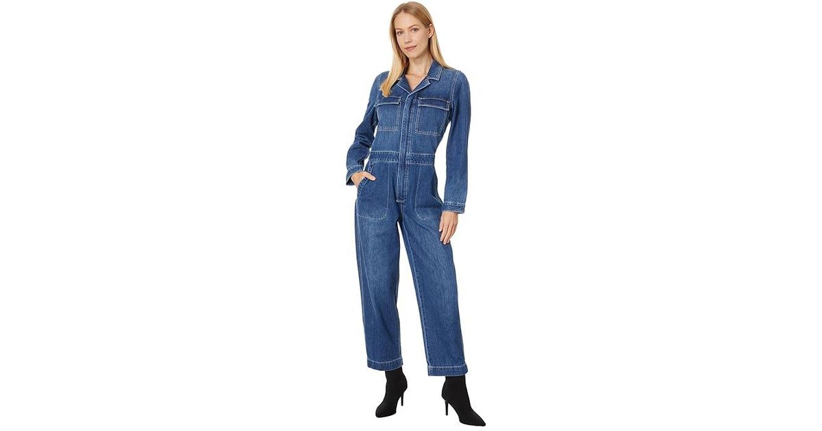 Madewell Zip Front Iconic Coverall in Blue | Lyst