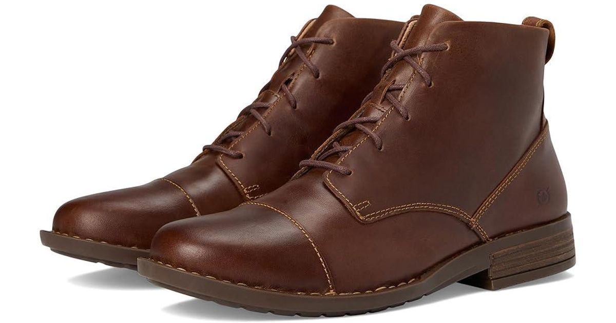 Born Ryker Boots (Wood) 8.5 M (D) Leather/Suede in Brown for Men | Lyst