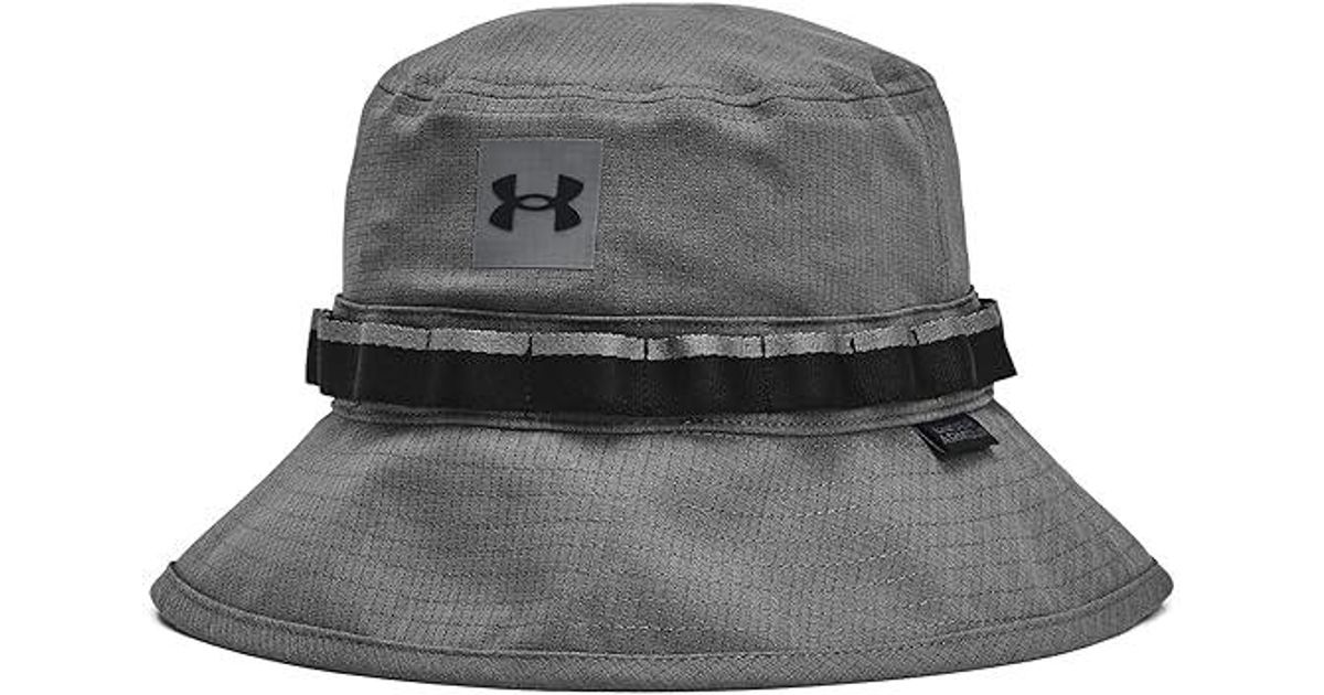 Under Armour Iso-Chill Armourvent Bucket Hat Caps Castlerock/ Polyester ...