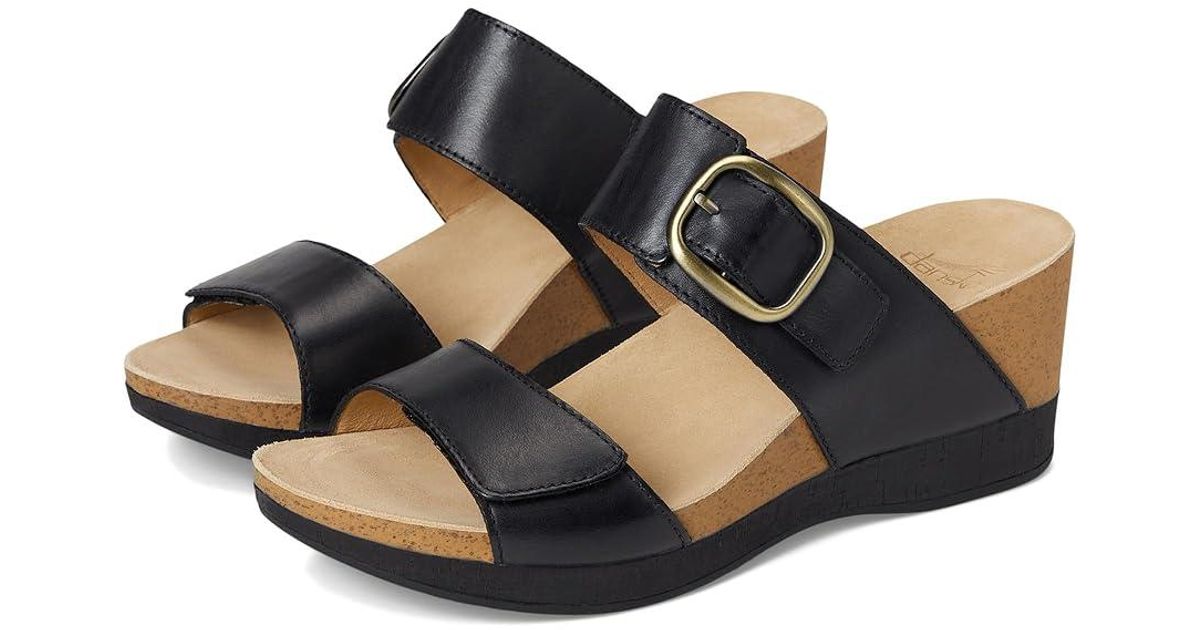 Dansko Shannon Clog Shoes, Leather in Black | Lyst