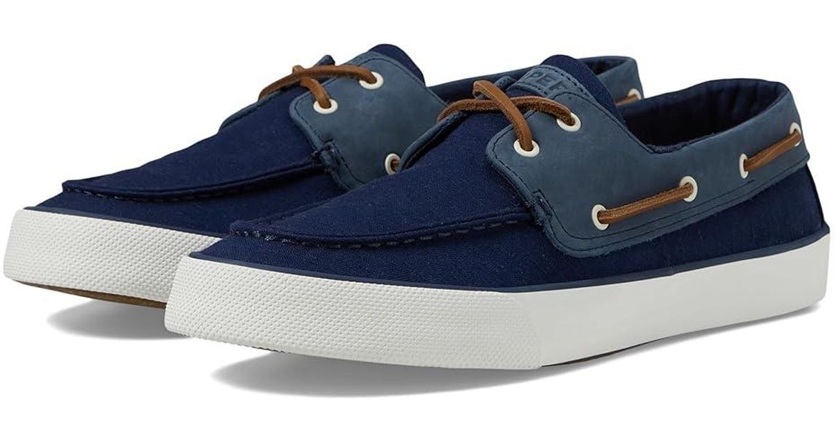 Sperry Top-Sider Bahama Ii Seasonal Lace-Up Boots 4 M (D) Linen/Manmade ...