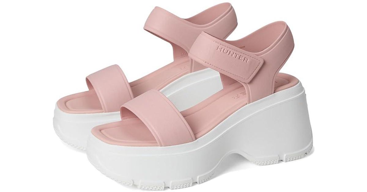 HUNTER Abel Sandals, Synthetic in Pink | Lyst