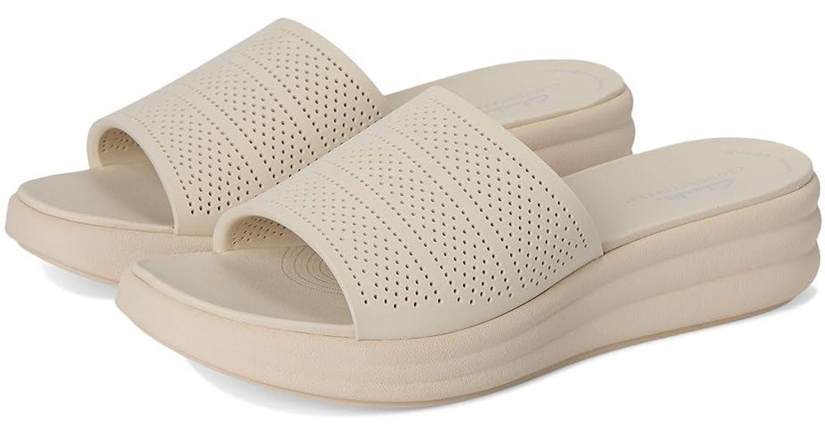Clarks Drift Twist Sandals 7.5 B in White | Lyst
