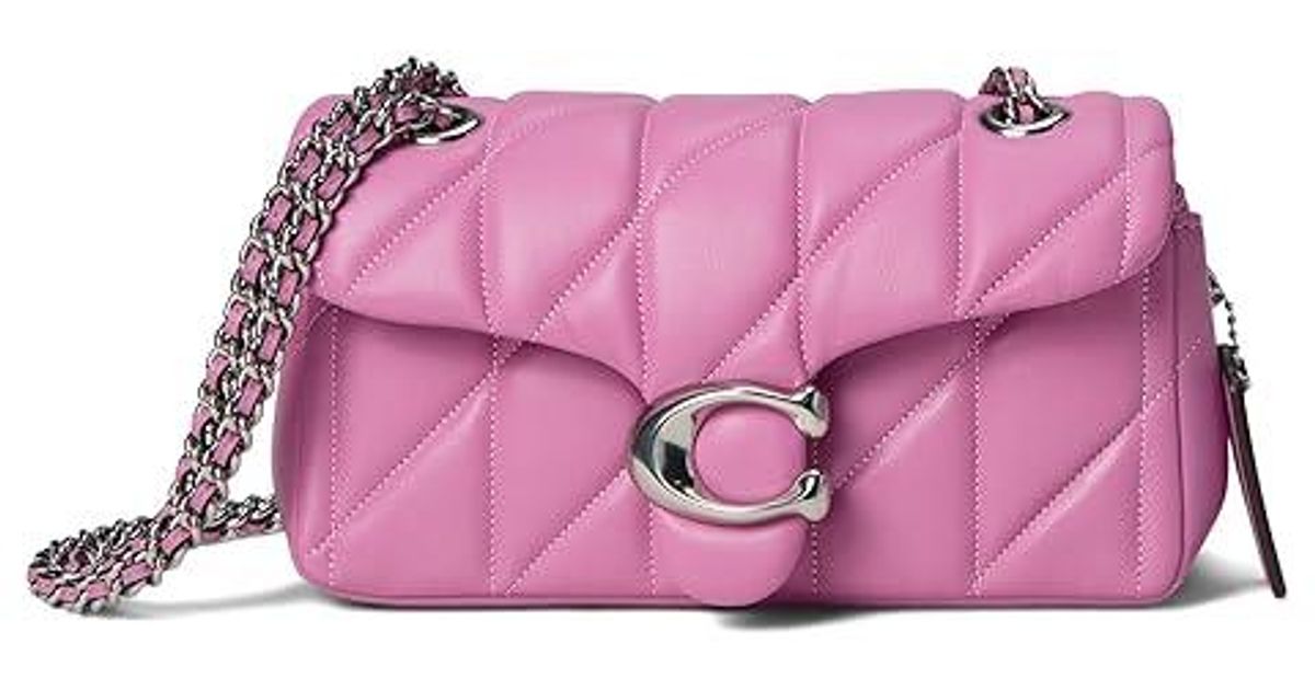 COACH Quilted Tabby Shoulder Bag 20 With Chain Shoulder Handbags ...