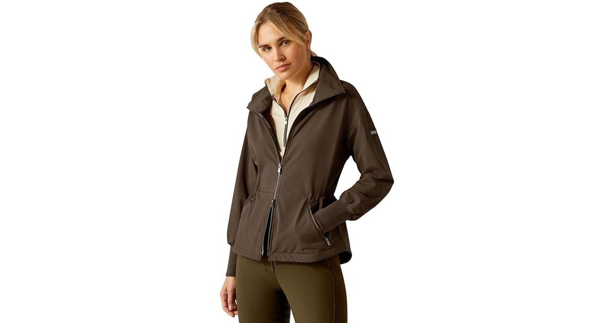 Ariat Estrade Softshell Jacket (Banyan Bark) Jacket in Black | Lyst