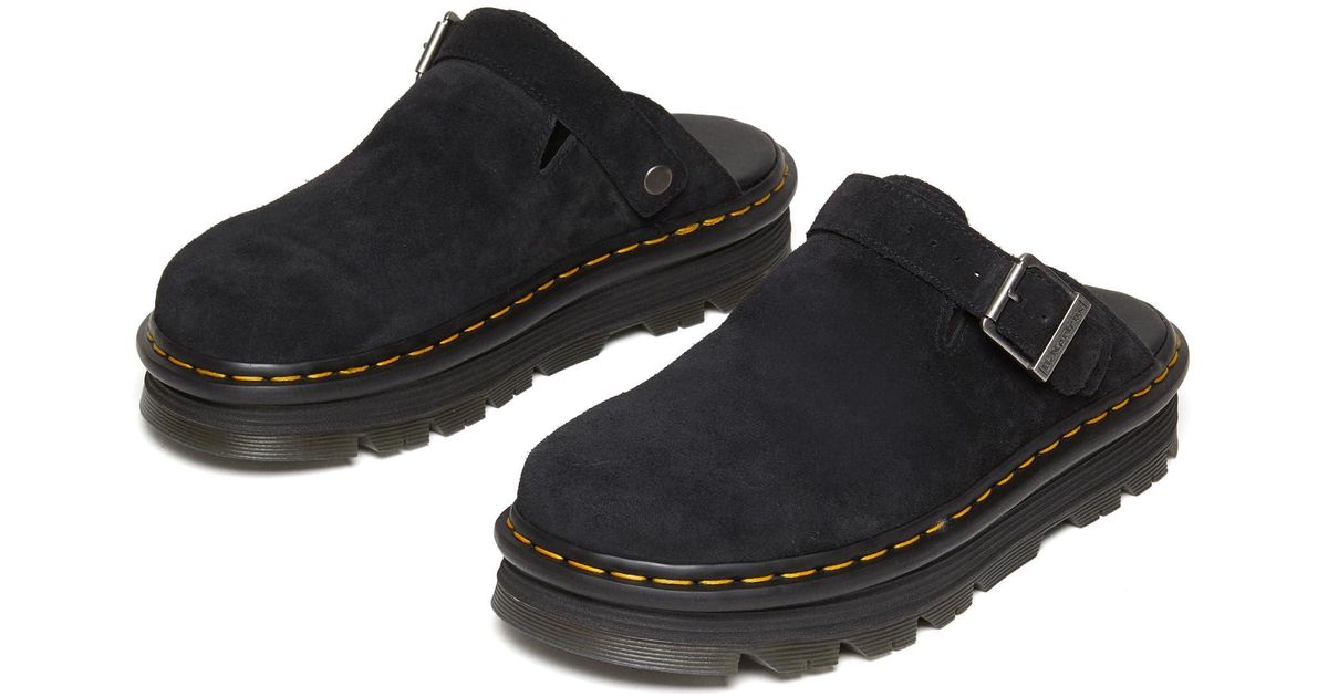 Dr. Martens Zeb Zag Mule in Black | Lyst