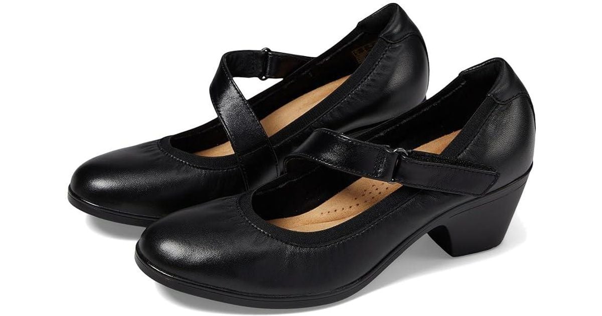 Clarks Emily2 Mabel High Heels 8 A in Black | Lyst