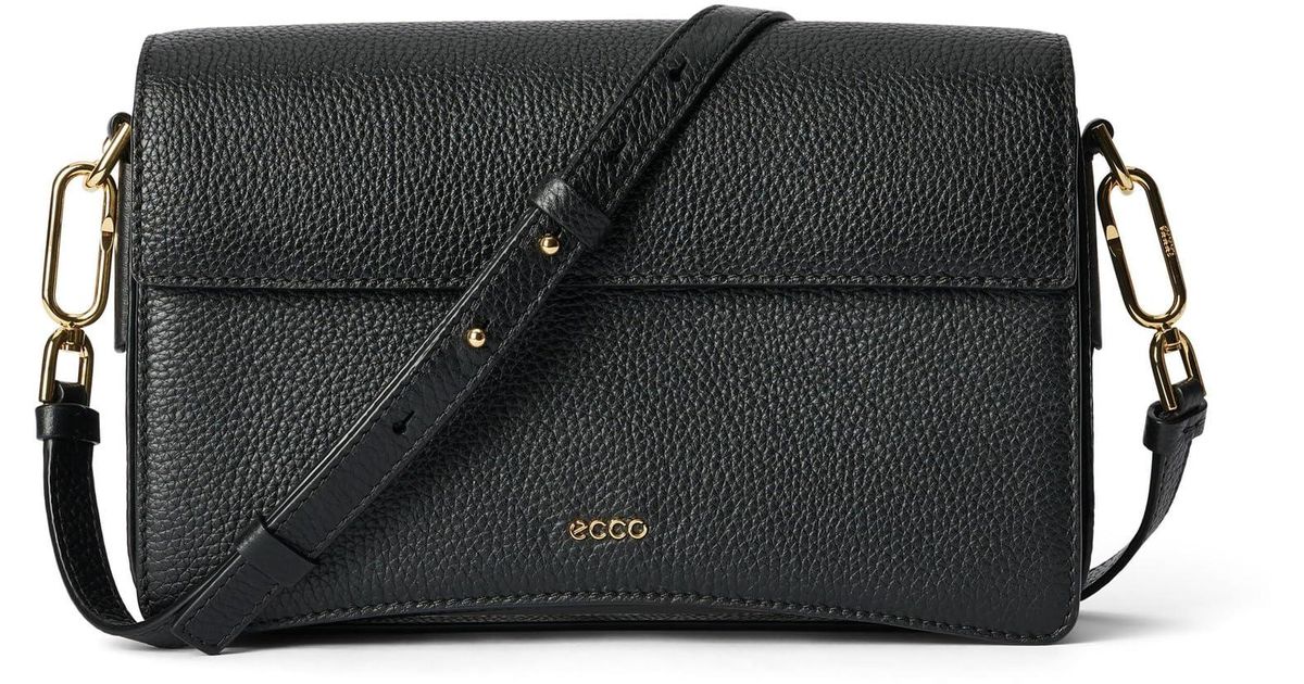 Ecco Large Pinch Bag in Black | Lyst