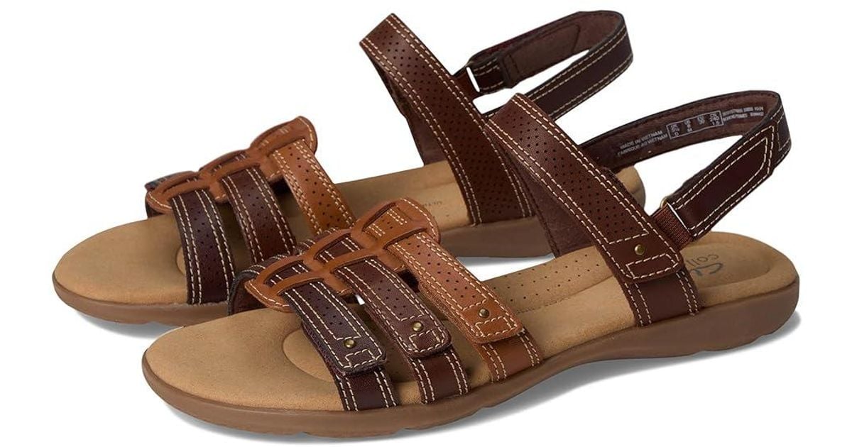 Clarks Elizabelle Kay Flat Shoes 6.5 B in Brown | Lyst