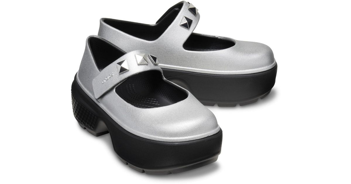 Crocs™ Stomp Mary Janes in Black | Lyst