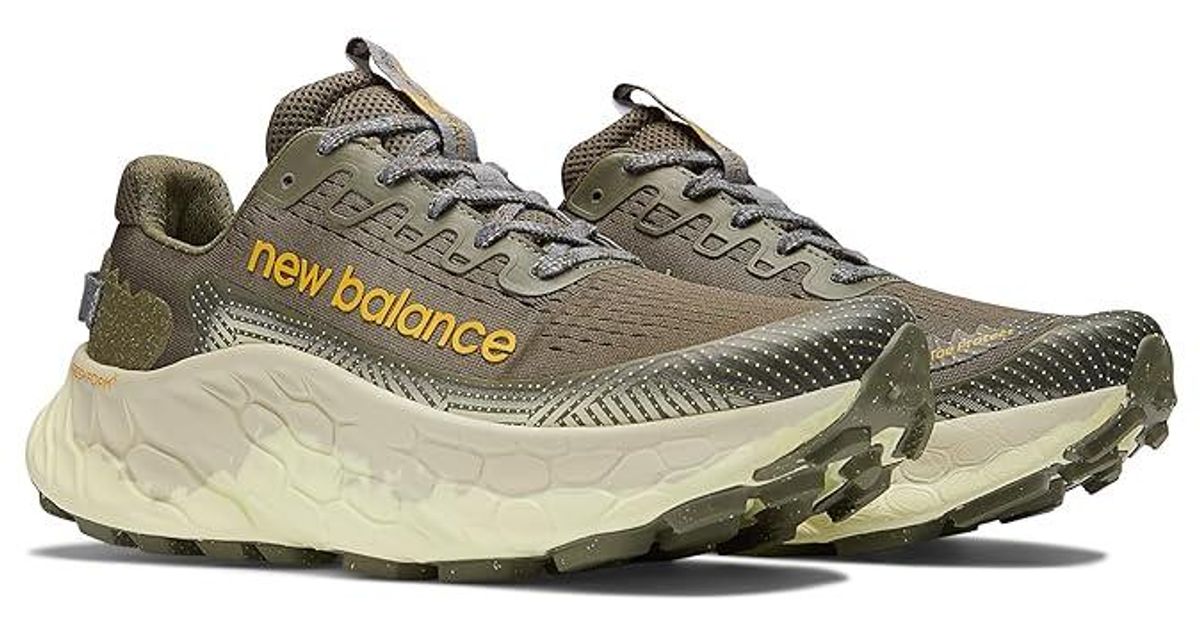 New Balance Fresh Foam X More Trail V3 (Dark Camo/Dark Olivine) Shoes ...