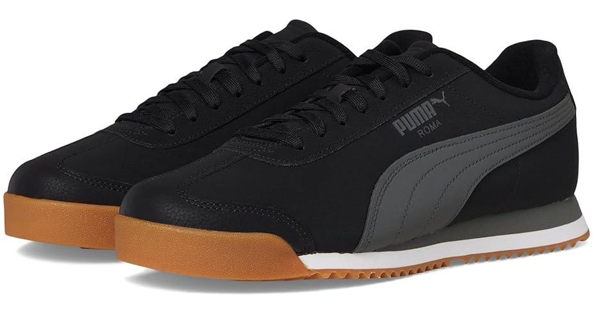 PUMA Roma Shoes Snow Shoes Shadow/ Gum 14 D in Black for Men | Lyst