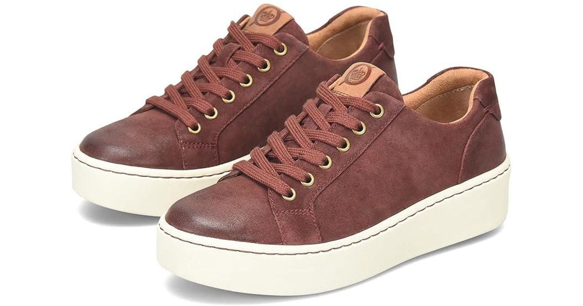 Born Mira (Dark (Brick)) Shoes in Red | Lyst