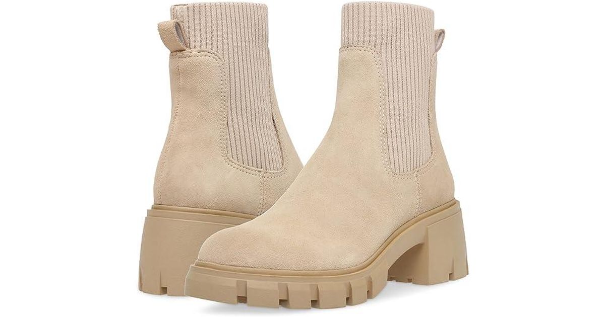 Steve Madden Hayle Boots Pull-On Boots in White | Lyst