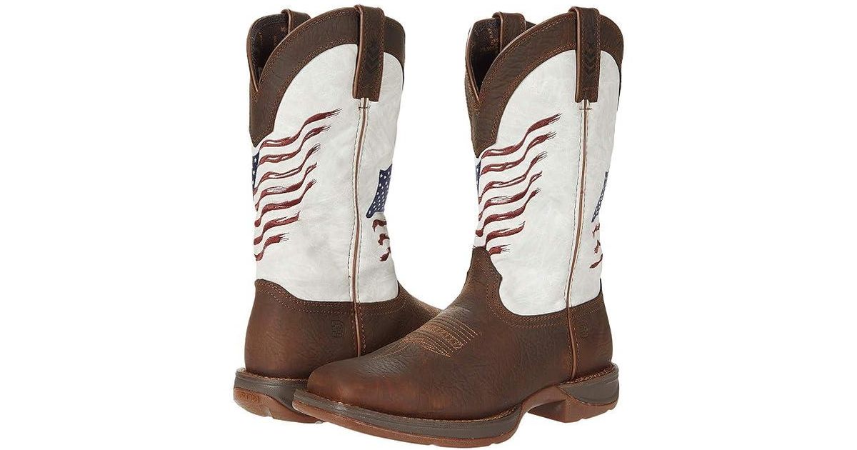 Durango Rebel 12 Flag Cowboy Boots Bay/ 9.5 D in Black for Men | Lyst
