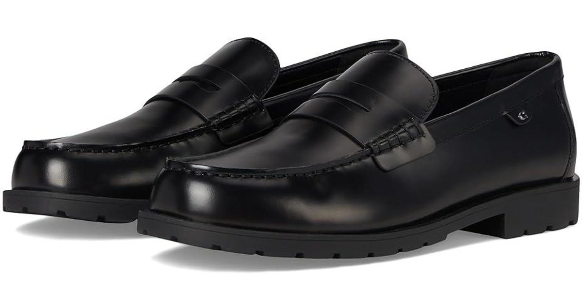 COACH Reagan Loafer () Lace Up Wing Tip Shoes in Black for Men | Lyst