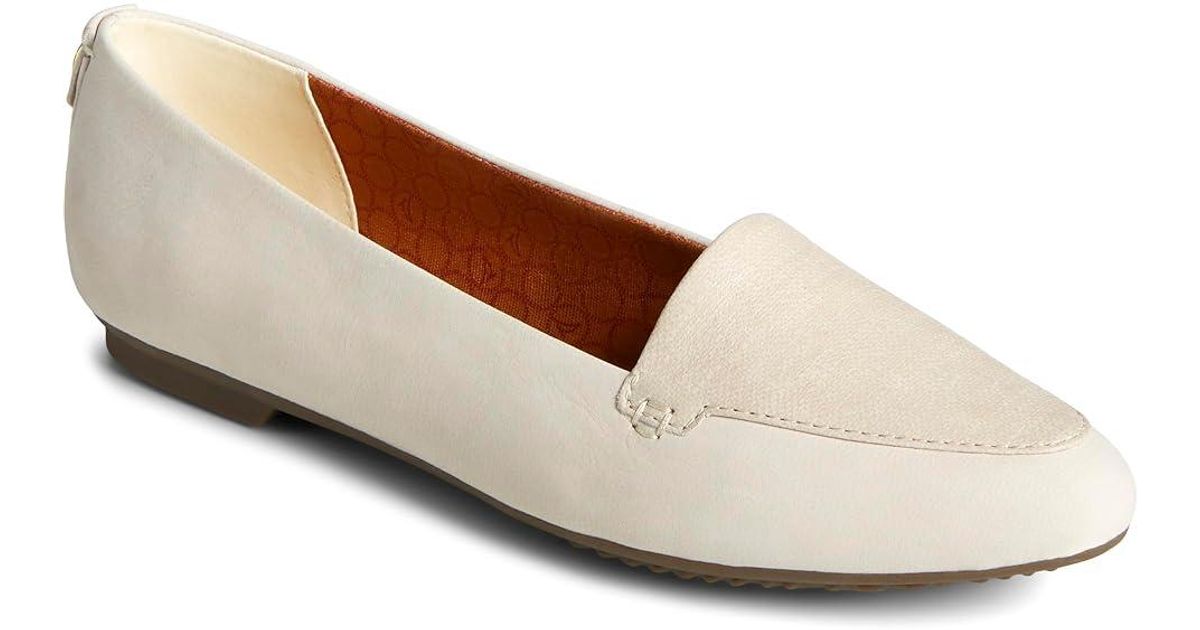Sperry Top-Sider Piper Ballet Flat (Ivory) Flat Shoes in White | Lyst