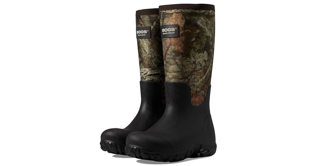 Bogs Snake Boot (Mossy Oak) Boots in Black for Men | Lyst