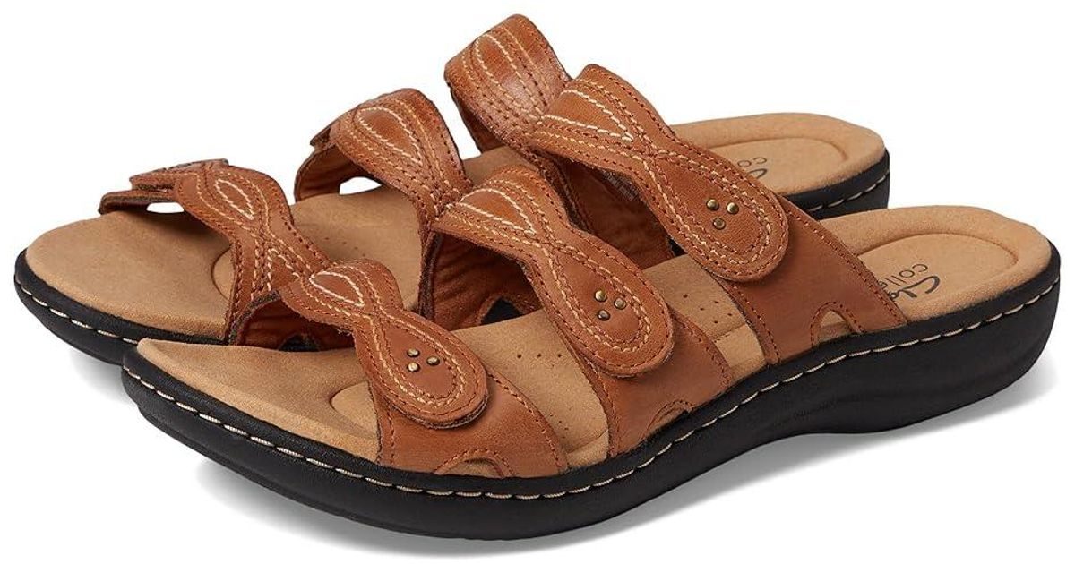 Clarks Laurieann Ayla (Dark Tan Leather) Shoes in Brown | Lyst