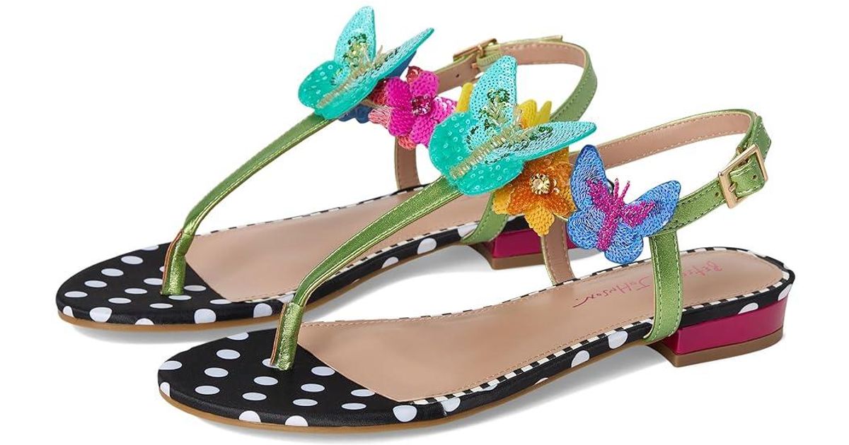 Betsey Johnson Halie High Heels, Satin/Manmade in Black | Lyst