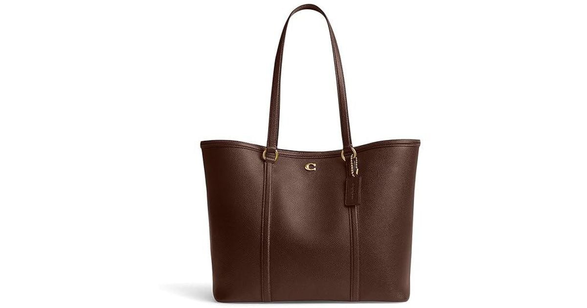 COACH Legacy Tote (Maple) Tote Handbags in Brown | Lyst