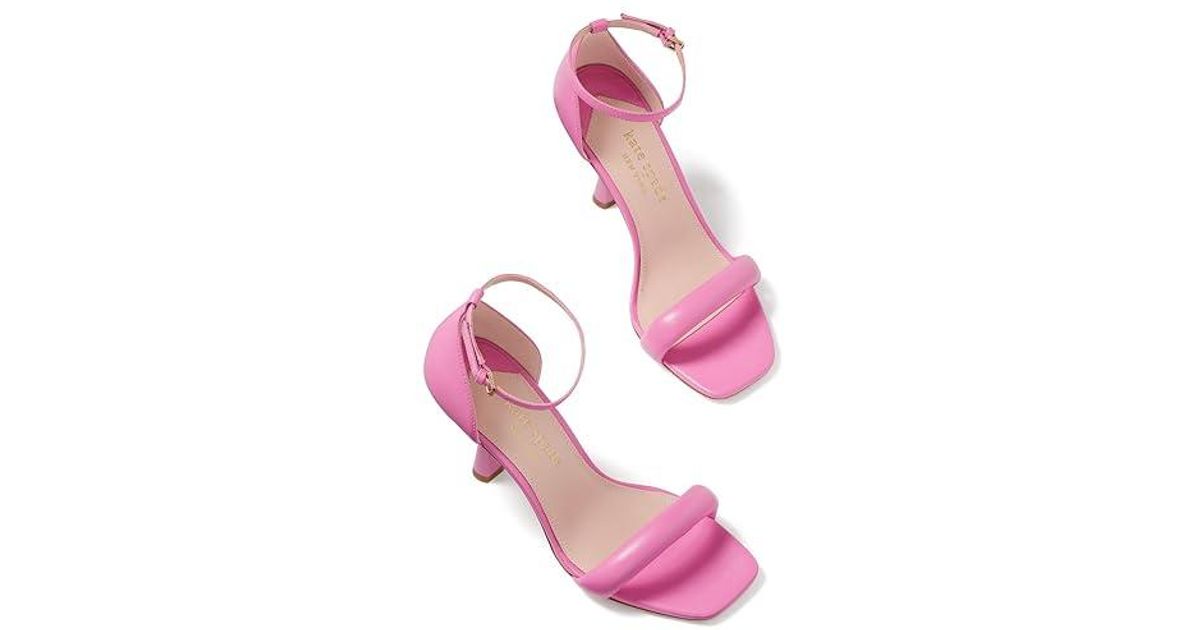 Kate Spade Melrose Sandals, Leather in Black | Lyst