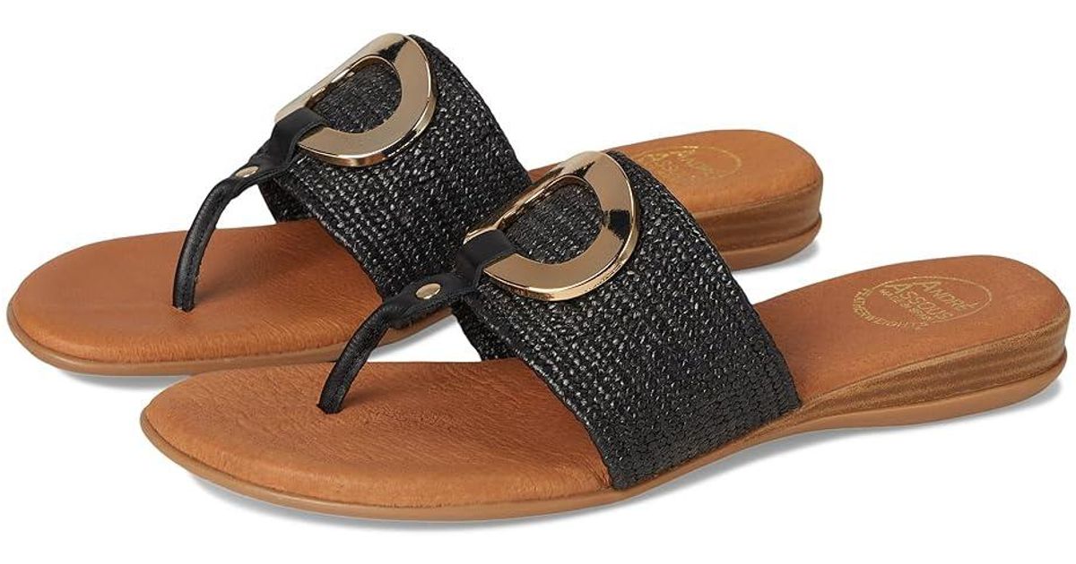 Andre Assous Nixi Wedge Shoes in Black | Lyst