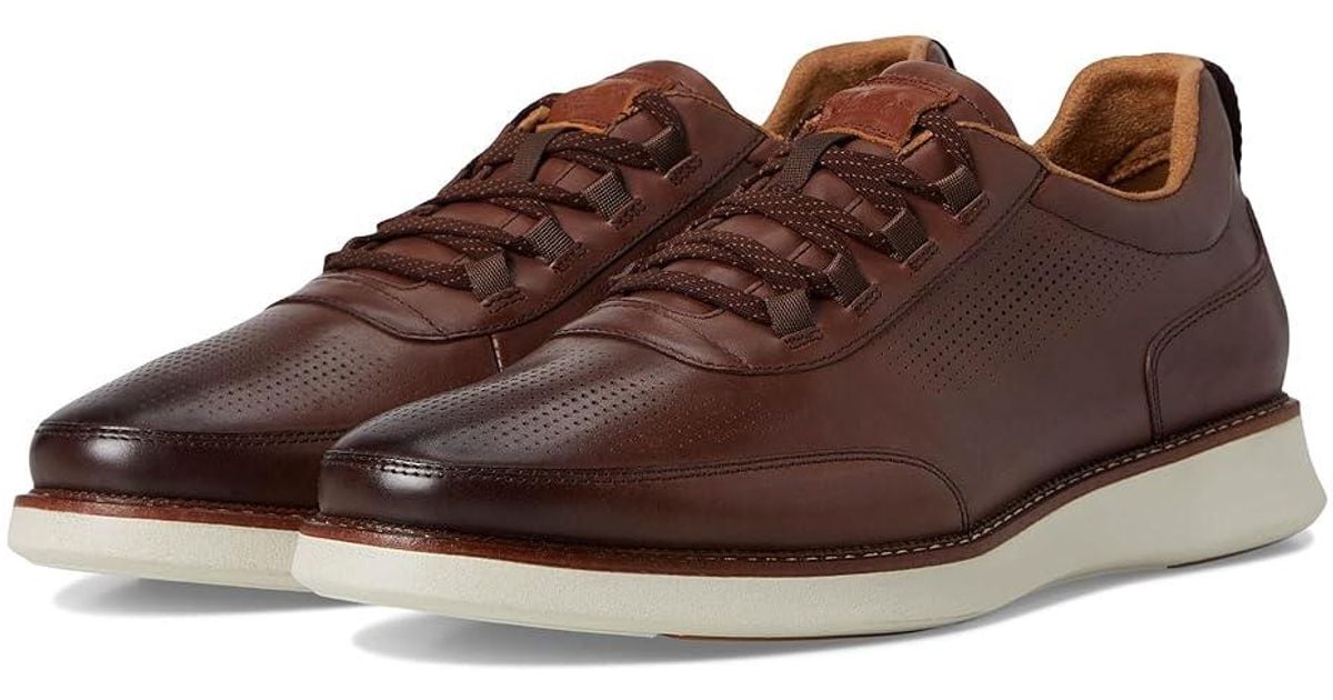 Florsheim Launch Elastic Lace Slip-On Shoes 10 W (3E) Leather in Brown ...